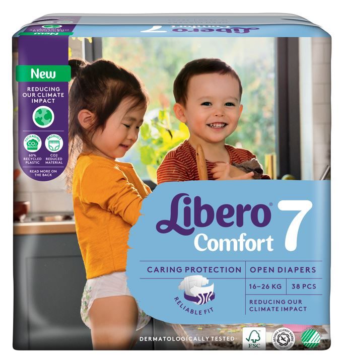Buy Libero Comfort Baby Diapers Jumbo Pack, Size 7, 38 Pieces Online in ...