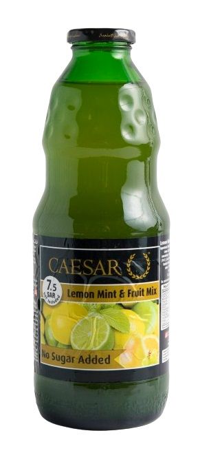 Buy Caesar Lemon Mint & Fruite Mix Juice Bottle, 1L Online in Kuwait ...