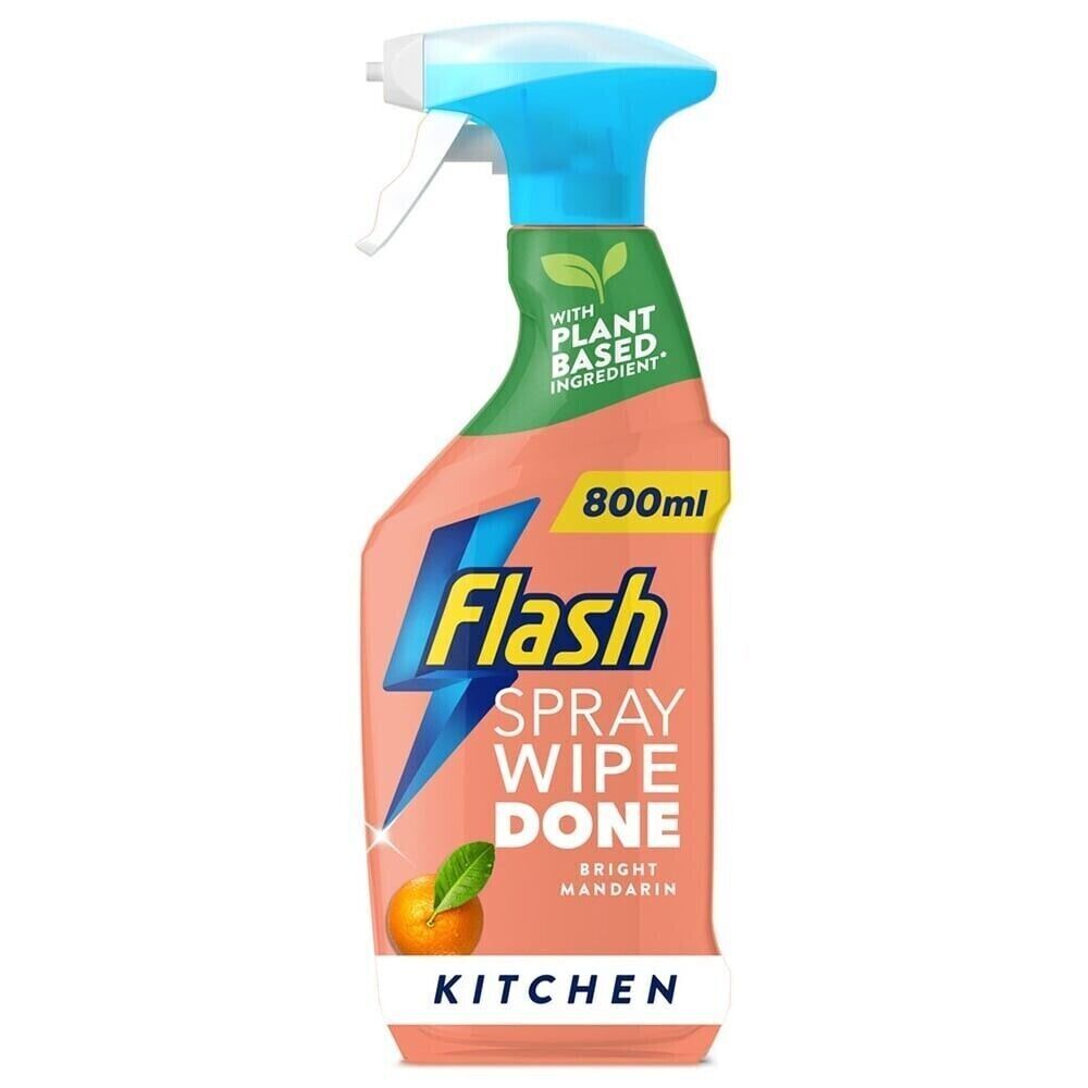 Buy Flash Mandarin Kitchen Spray Wipe Done, 800ml Online in Kuwait ...