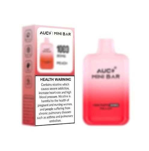 Buy Auc Mini Bar Peach 1000 Puffs 20Mg Online in Kuwait | Talabat Kuwait