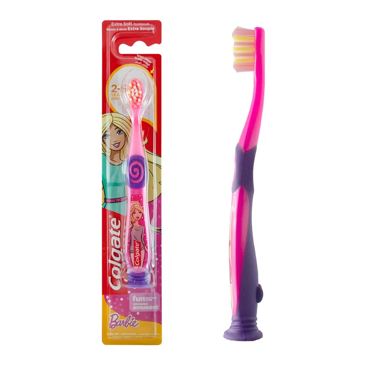 Buy Colgate Kids Toothbrush Barbie 2-5 Years Extra Soft Manual ...