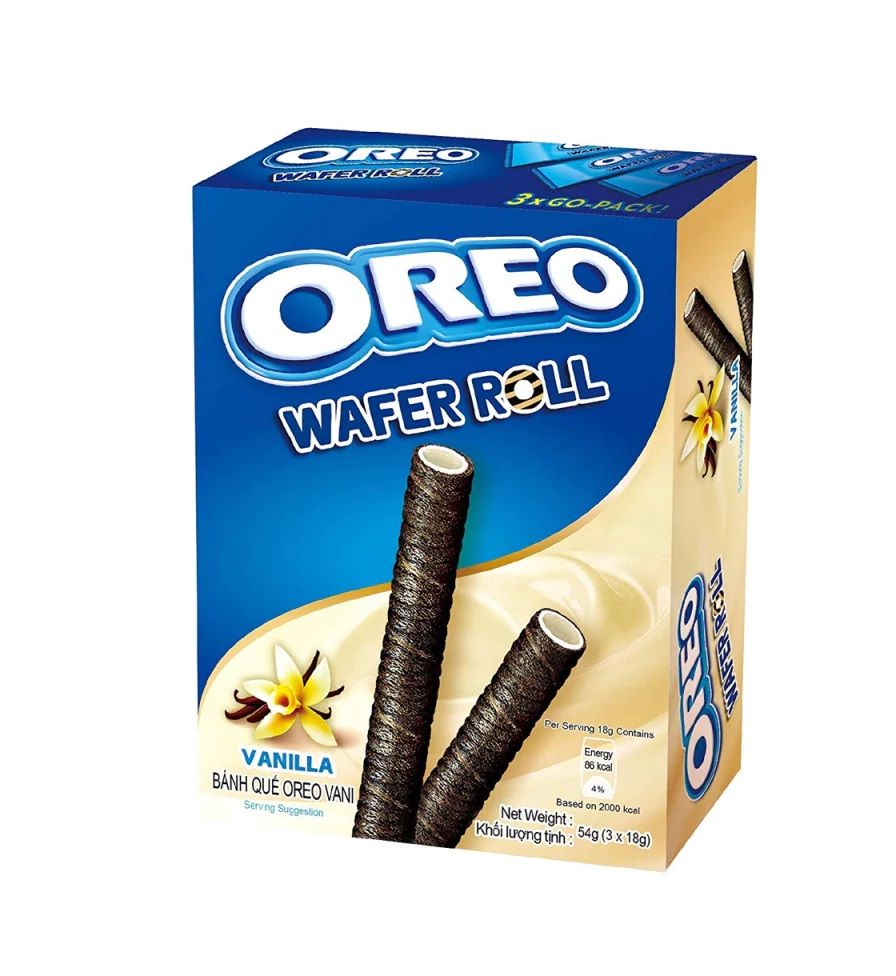 اشترِ Oreo Vanilla Wafer Rolls, 54g أونلاين في Kuwait | طلبات Kuwait