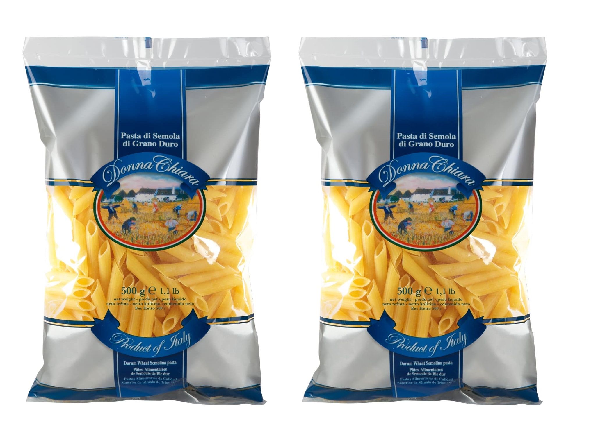 Buy Donna Chiara Pasta Penne Rigate No. 26 , 2x500g Online in Kuwait ...