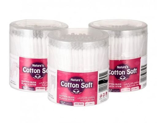 Buy Cotton Soft Ear Buds, 3x200 Pieces Online in Kuwait | Talabat Kuwait