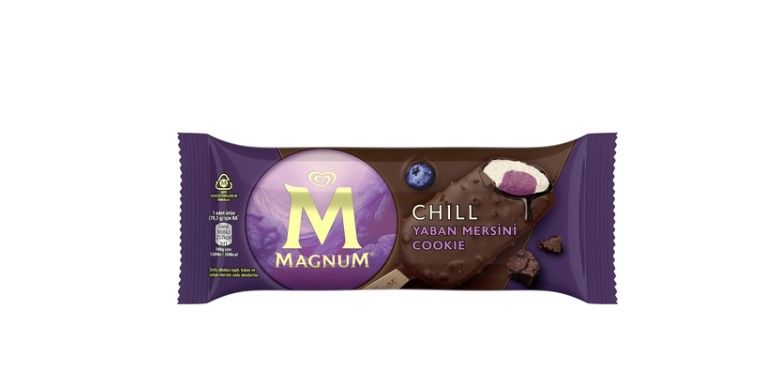 Buy Magnum Double Chill Blueberry & Cookie Ice Cream Stick, 85ml Online ...