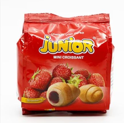 Buy Junior Mini Croissant Filled Strawberry, 8x32g Online in Kuwait ...