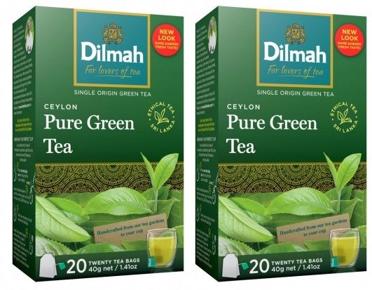 اشترِ Dilmah Ceylon Green Tea Bags 20 x 2g (Pack of 2) أونلاين في ...