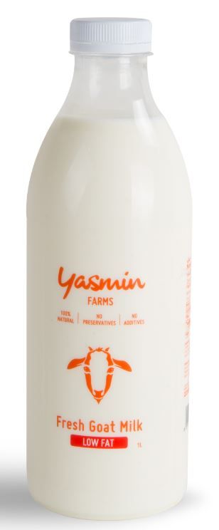 Buy Yasmin Farms Milk Goat Low Fat Plastic Bottle 1L Online in Kuwait ...