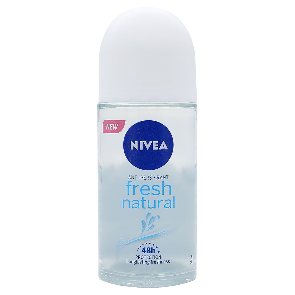 Buy Nivea Fresh Natural Deodorant Roll-On for Women, 50ml Online in ...