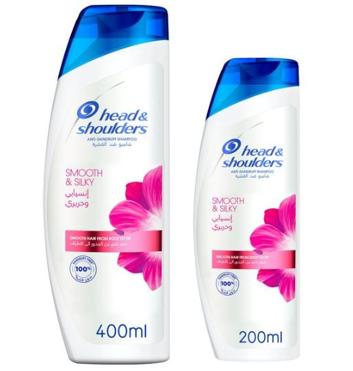 Buy Head & Shoulders Smooth & Silky Anti-Dandruff Shampoo, 400ml ...