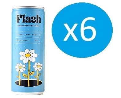 Buy Flash Carbonated Soft Drink - Chamomile, Lemon, Ginger, Mint, 250ml ...