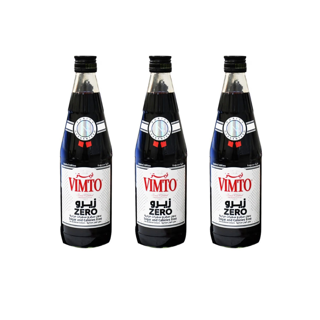 Buy Vimto Zero Sugar Free 710 ml x 3 Bottles Online in Kuwait | Talabat ...