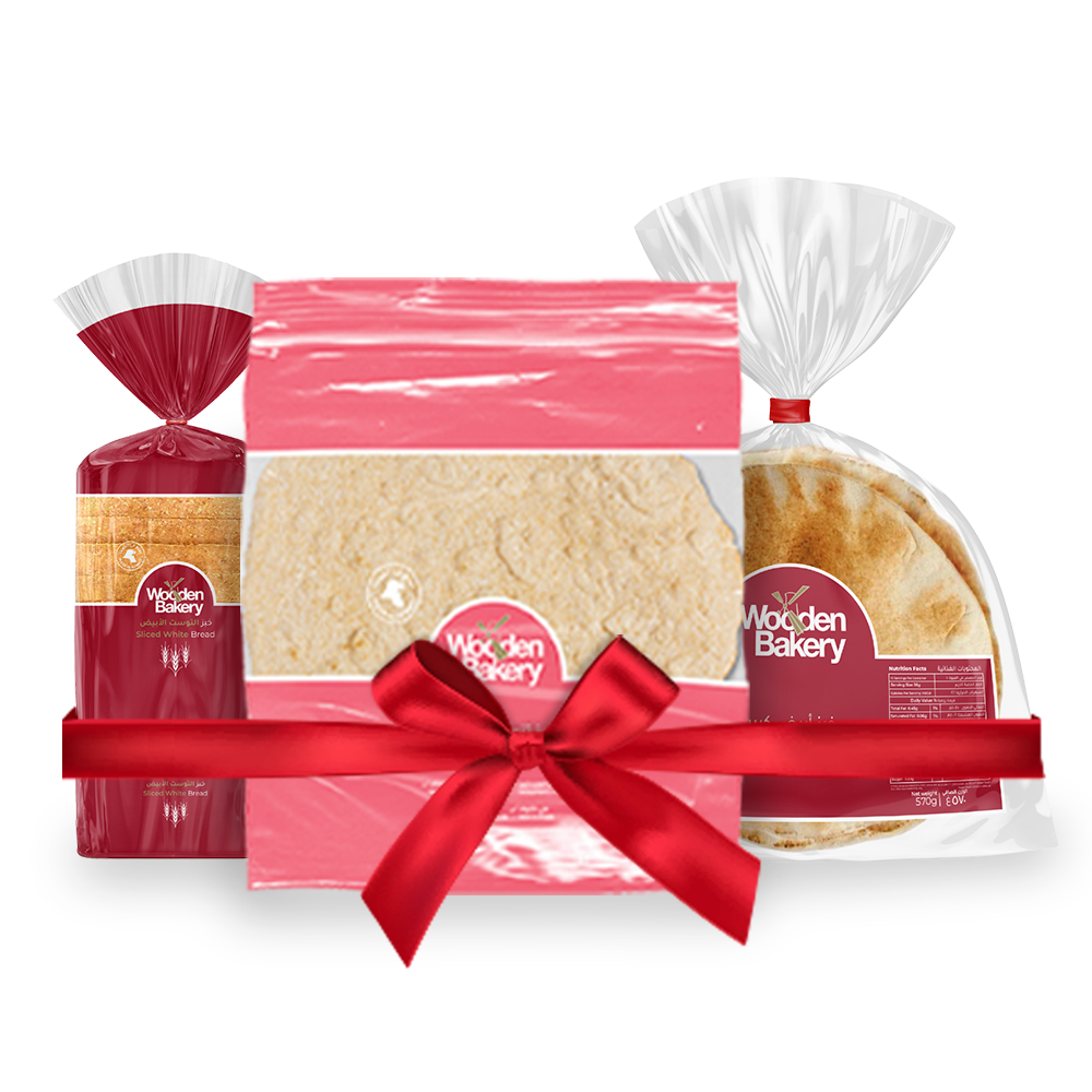 Buy Wooden Bakery Pita White Big, 570g 2Pcs + Wooden Bakery Tannour Oat Bread, 150g ...