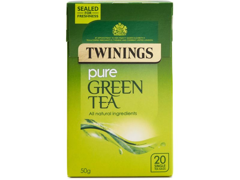 Buy Twinings Pure Green Tea, 20x2.5g Online in Kuwait | Talabat Kuwait
