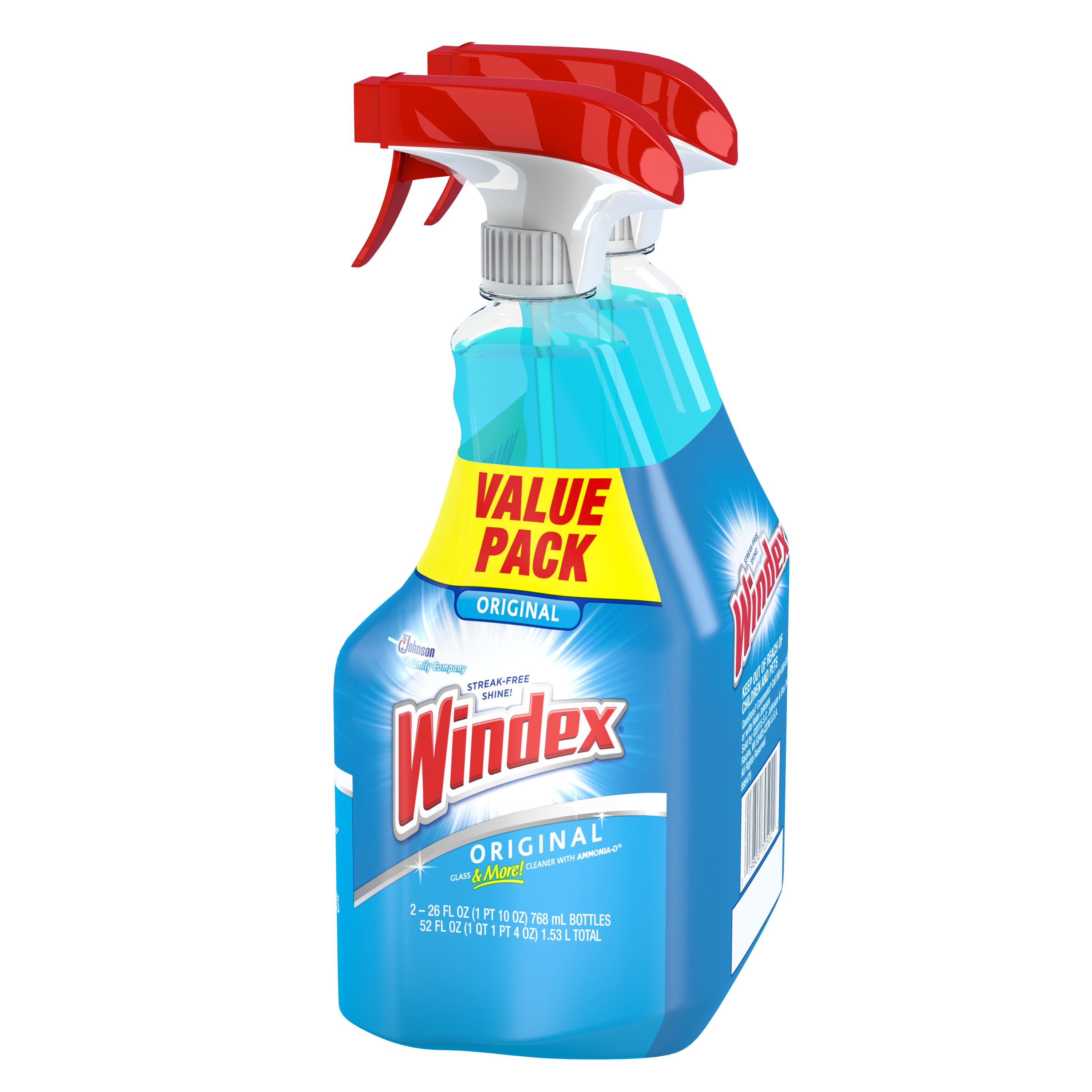 Buy Windex Glass Cleaner Blue, 2x750ml Online in Bahrain | Talabat Bahrain
