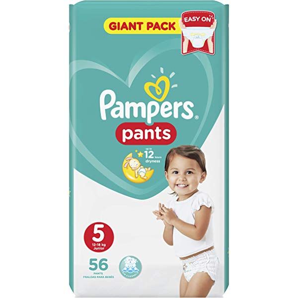 Buy Pampers Baby Pant Style Diapers - Size 5 56 Pieces Online in Oman ...