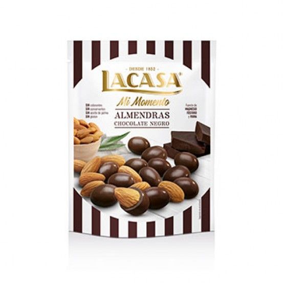 Buy La Casa Almonds Coated With Dark Chocolate 125g Online in Bahrain ...
