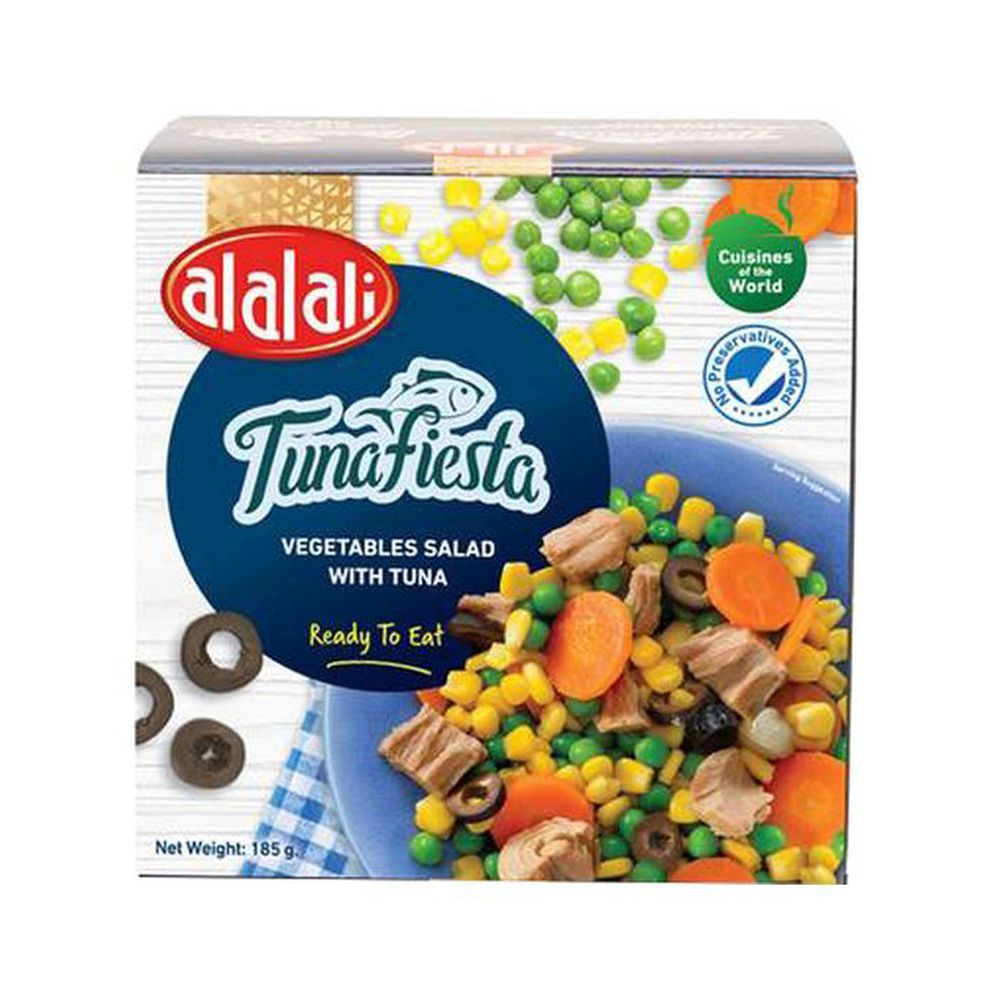 Buy Al Alali Vegetable Salad with Tuna, 185g Online in Oman | Talabat Oman