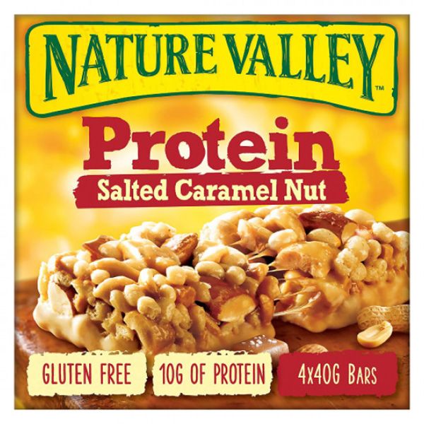 اشترِ Nature Valley Protein Bar Salted Caramel & Nuts 40 g x 4 Pcs ...