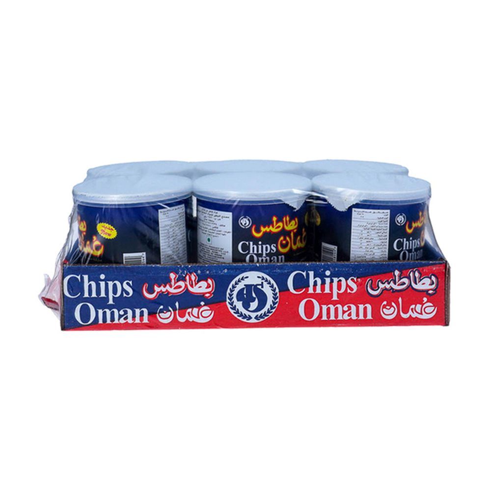 Buy Oman Potato Chips Can 37g x Pack of 6 Online in UAE | Talabat UAE