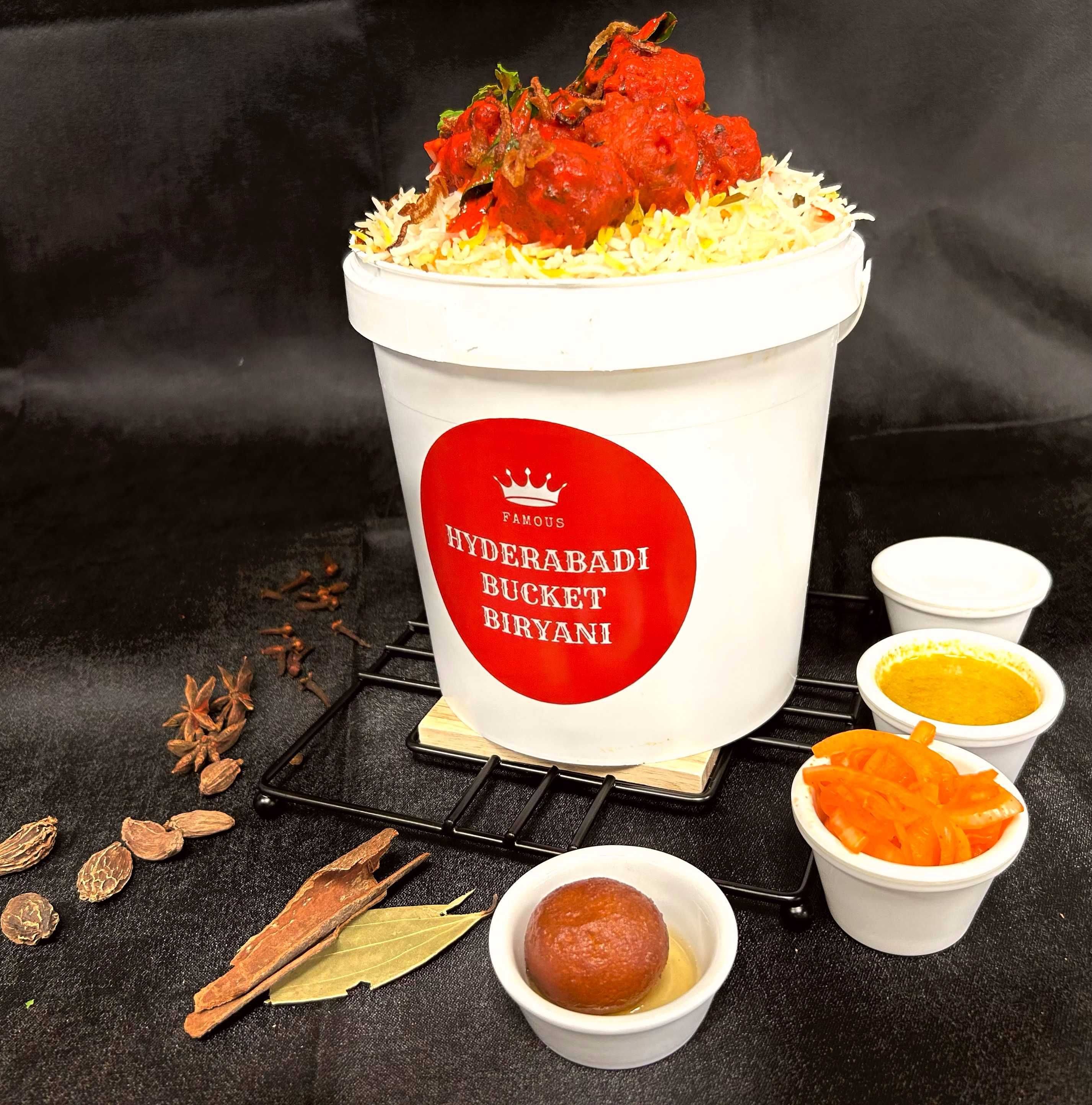 Hyderabadi Bucket Biryani delivery service in UAE | Talabat