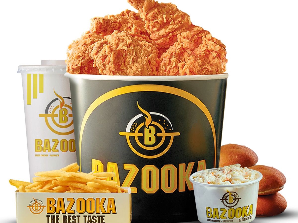 Bazooka fried chicken and burger delivery service in Qatar | Talabat