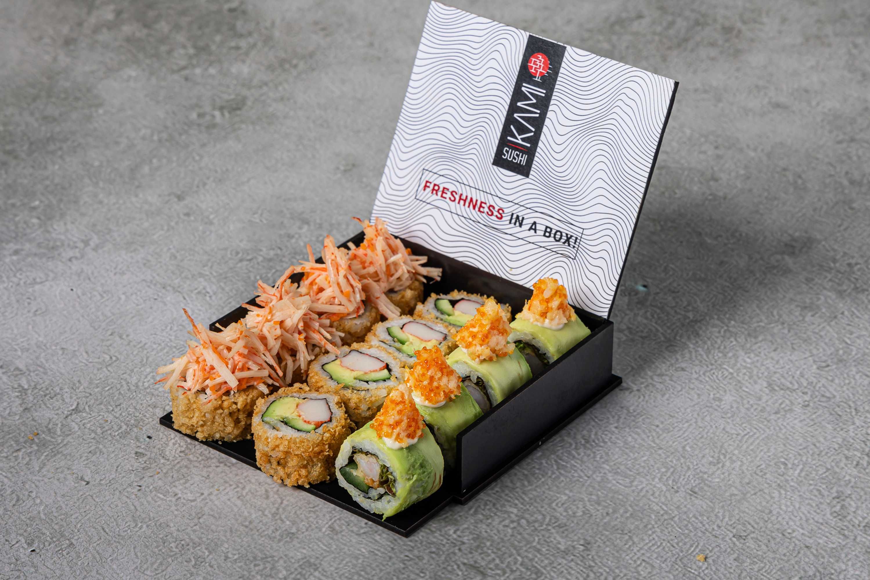 Kami Sushi delivery service in UAE | Talabat