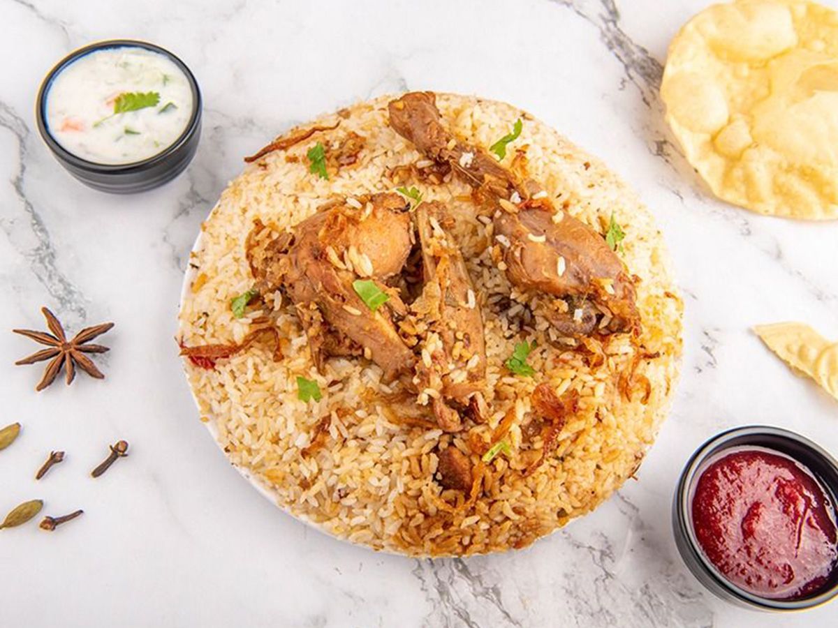 Mehfil Biriyani delivery service in UAE | Talabat