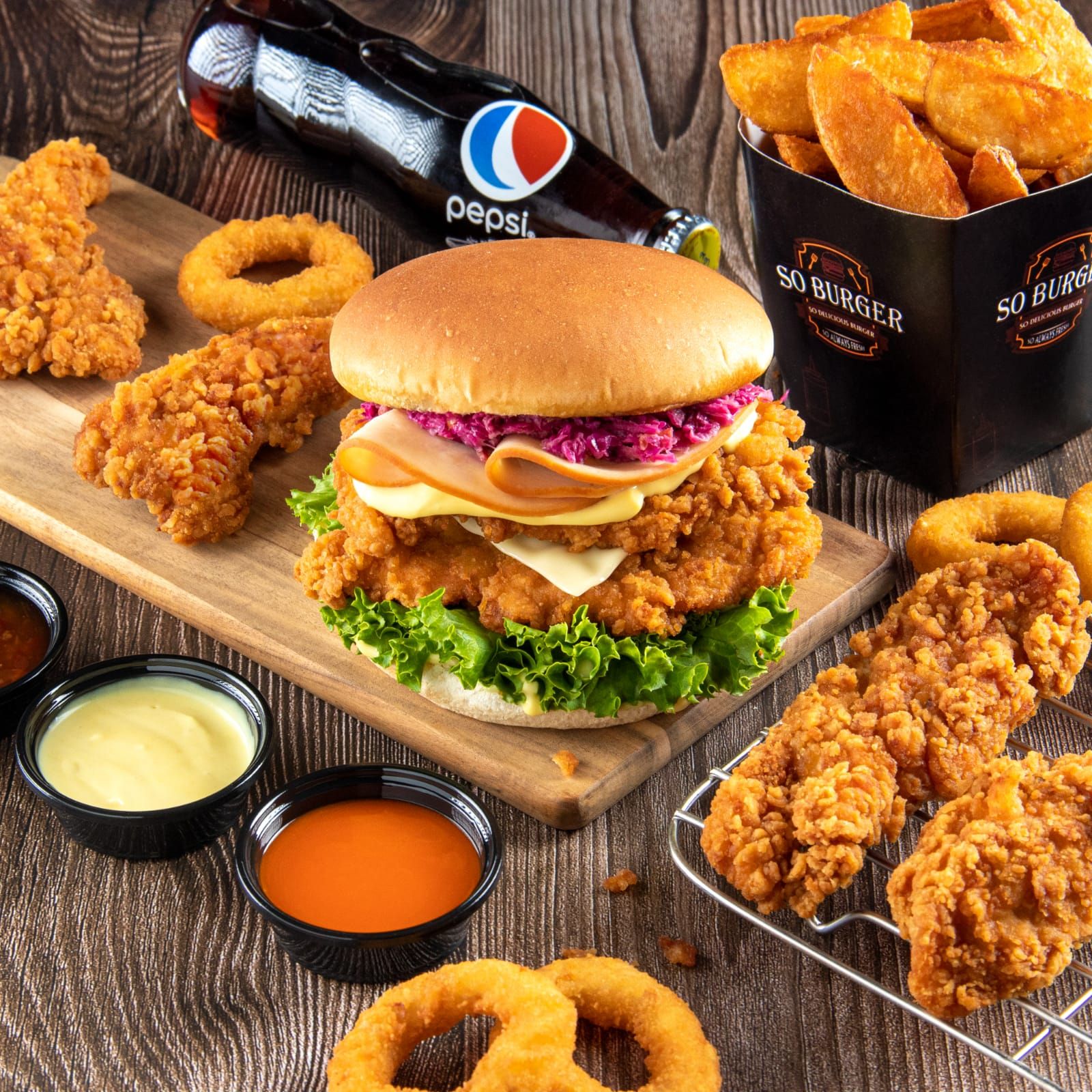 SO Burger delivery service in Jordan | Talabat