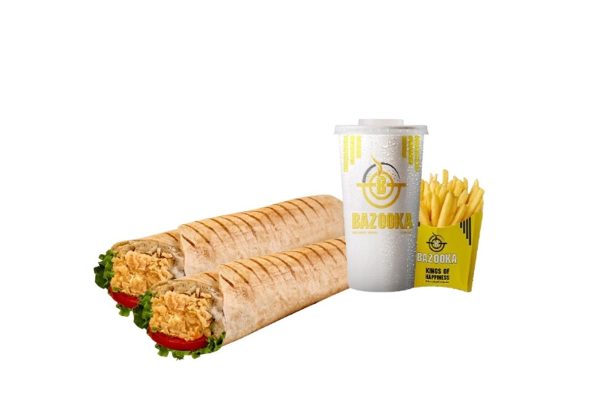 Bazooka fried chicken and burger delivery service in Qatar | Talabat