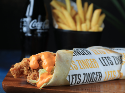 Let's Zinger delivery service in UAE | Talabat