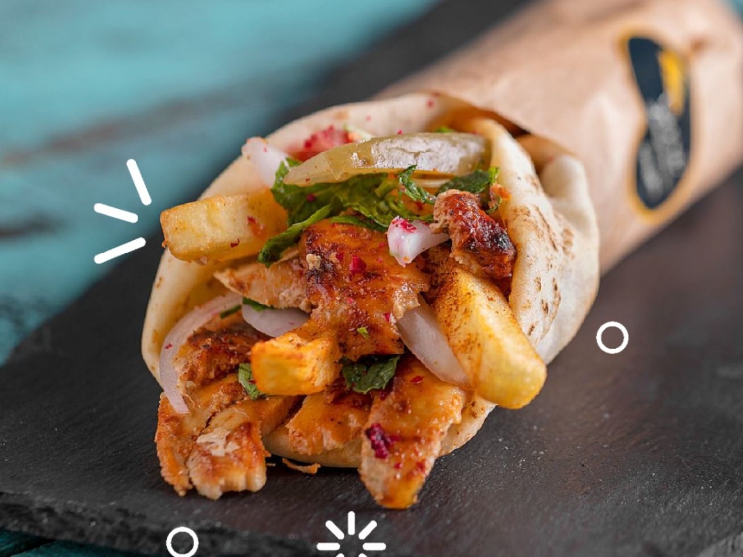 Shawarma Graphics delivery service in Bahrain | Talabat