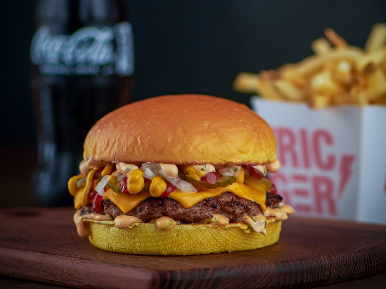 Electric Burger delivery service in Kuwait | Talabat