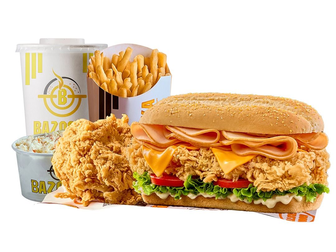 Bazooka fried chicken and burger delivery service in Qatar | Talabat