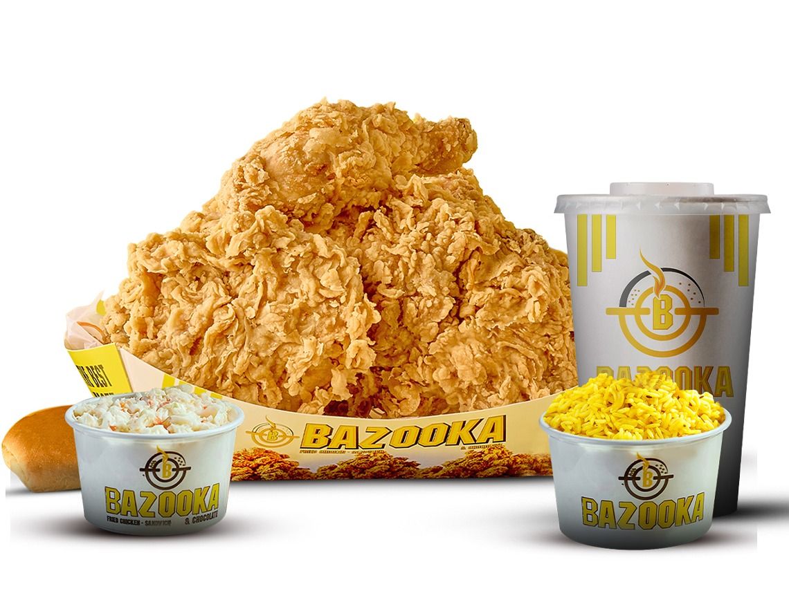 Bazooka fried chicken and burger delivery service in Qatar | Talabat